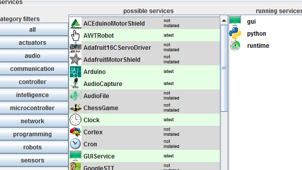 Iniciando com o MyRobotLab: Instalação do software e seus Serviços ...